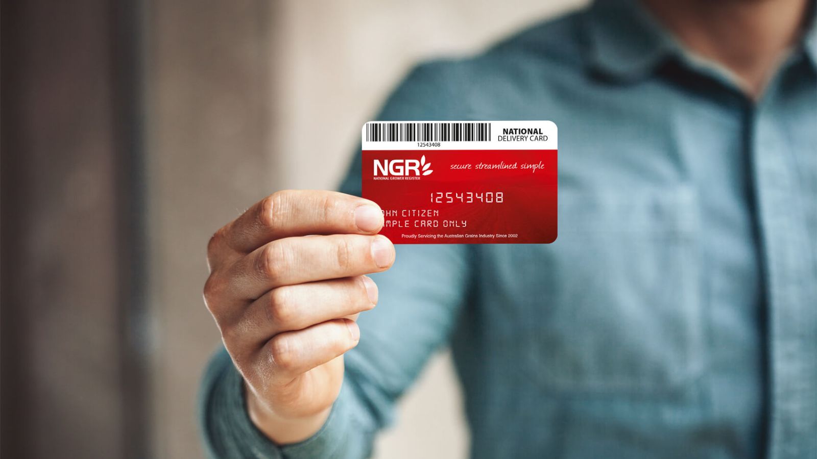 National Grower Register (NGR) card